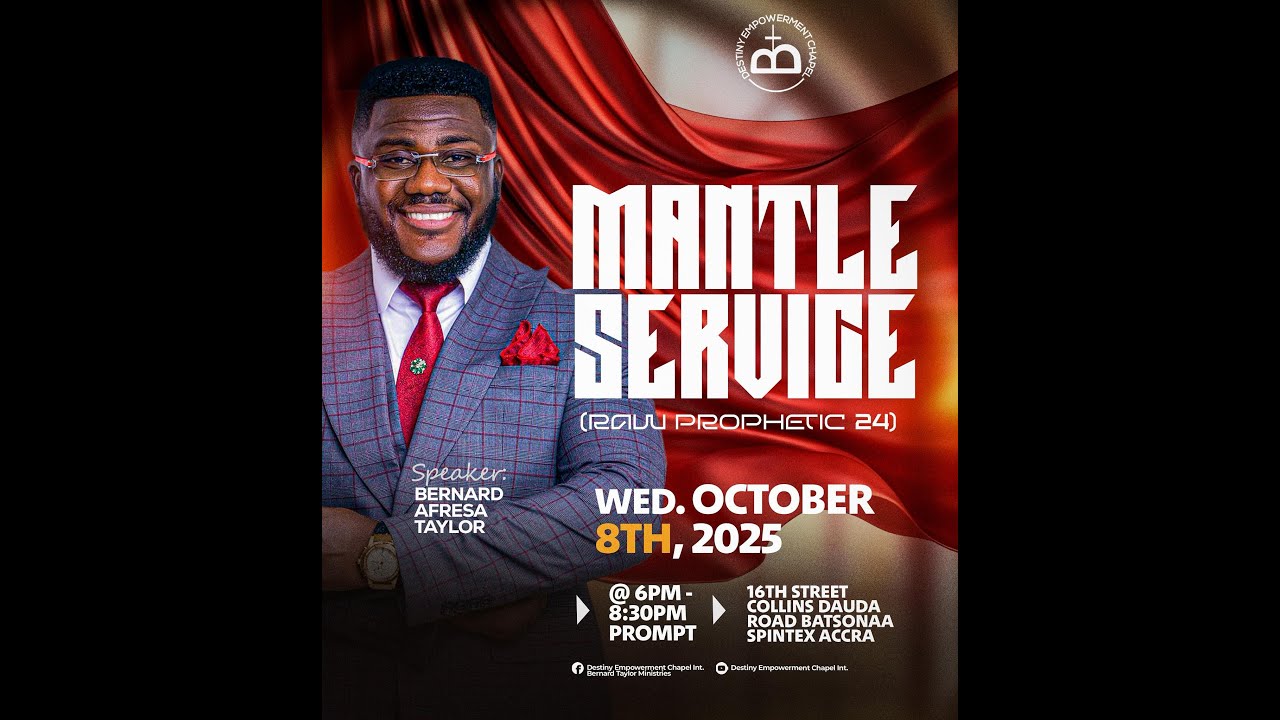 RAW PROPHETIC 24 - LIVE || PROPHET BERNARD TAYLOR || DECI || 08-10-2025 ...