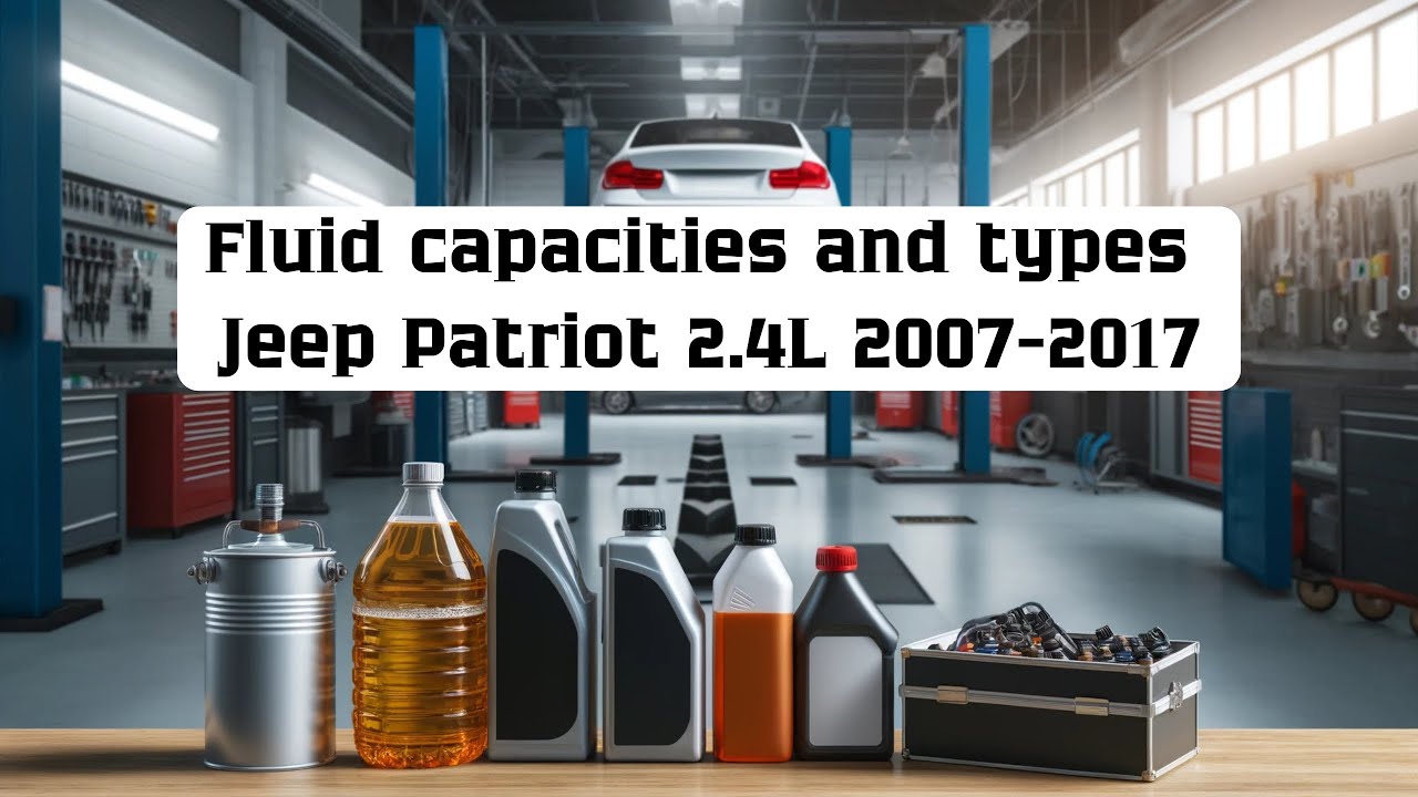 Jeep Patriot 2 4 Oil Capacity