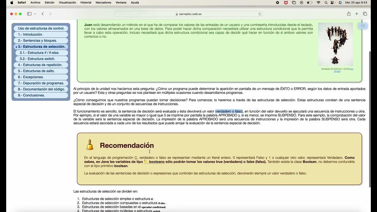 3. Estructuras de selección. Prof. Ingeniero Informático Eduardo Rojo Sánchez - YouTube