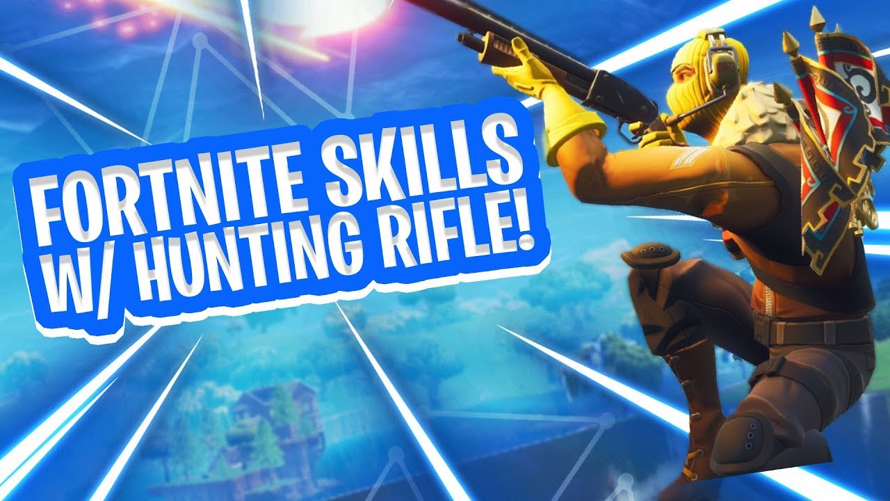 LUCKY SHOT MET HUNTING RIFLE! - Fortnite: Battle Royale SOLO - YouTube