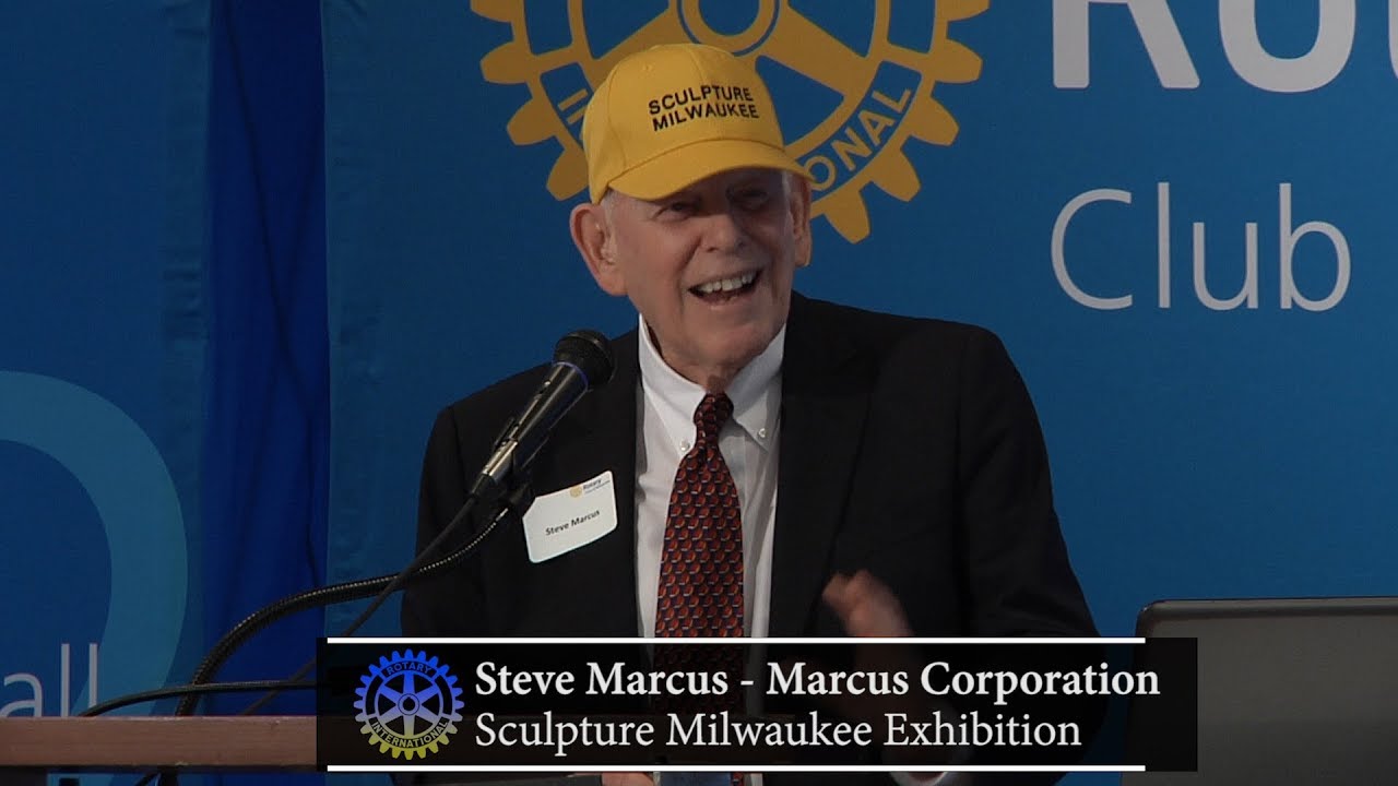 Milwaukee Rotary Club: Steve Marcus - Sculpture Milwaukee - YouTube