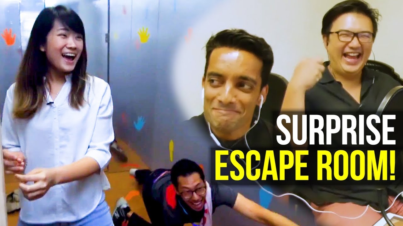 Surprise ESCAPE ROOM PRANK!! - YouTube