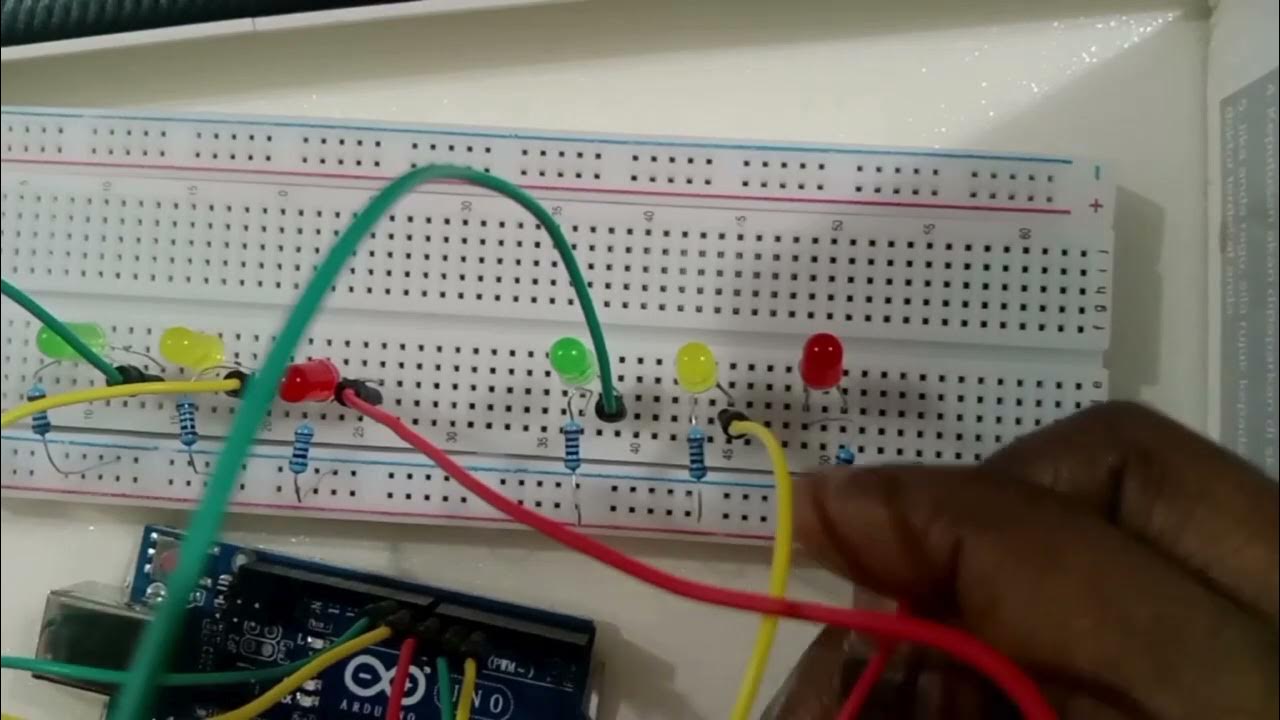 Arduino Project 3: 'T-junction Traffic Light' Created by Trishanth Kumar - YouTube