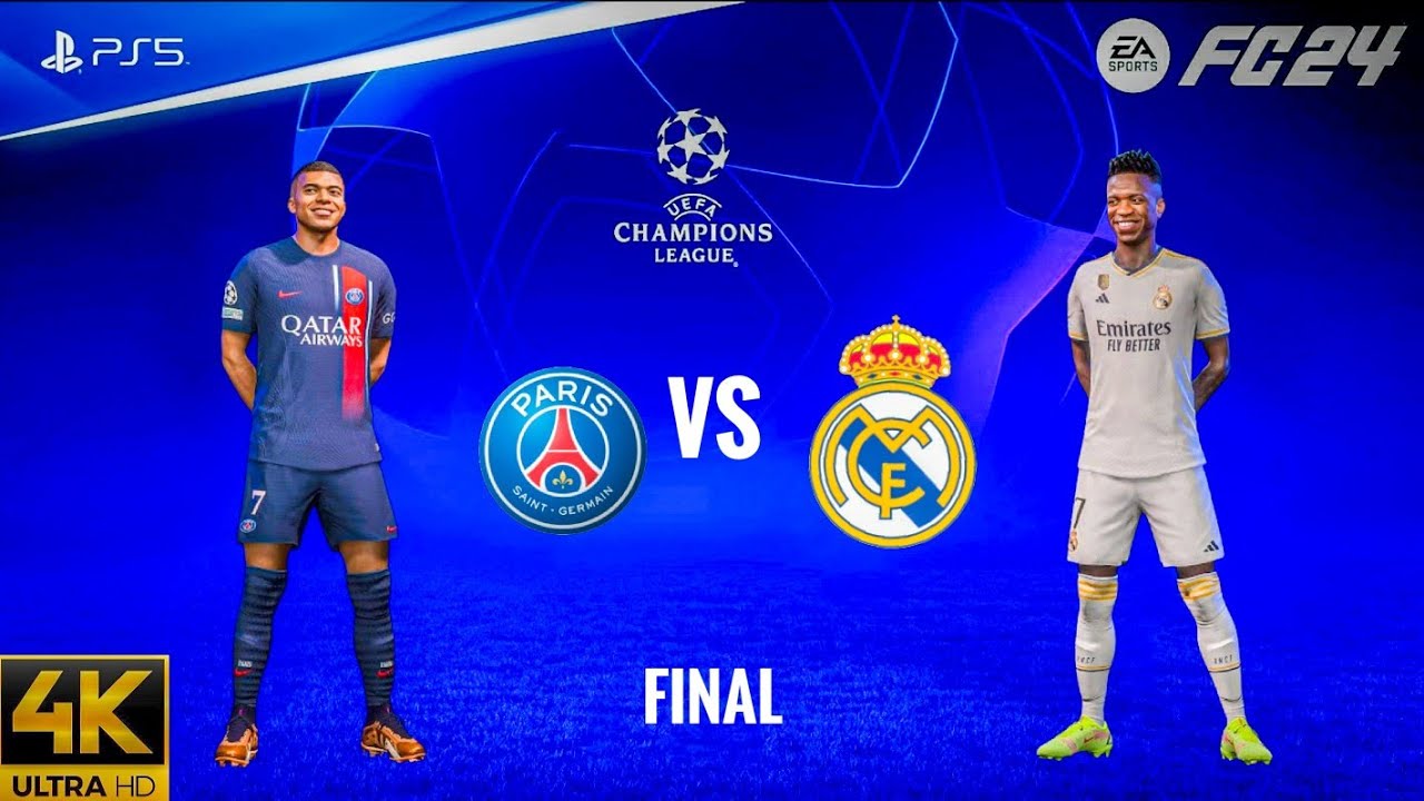 FC 24 PSG VS Real Madrid | Champions League 2024 | PS5™ [4K60] - YouTube