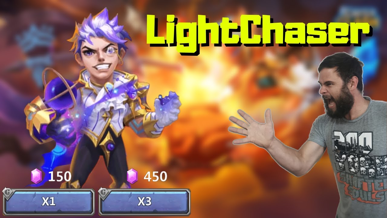 LightChaser | Rolling Session on BongHitters Account | Castle Clash - YouTube