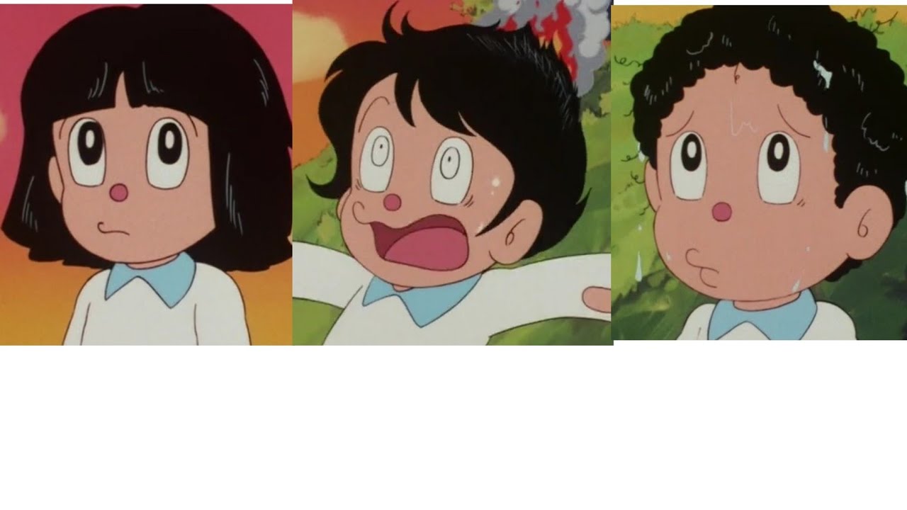 Mitsuo's Copy Robot gets New Hair Style! #Perman #Pako #パーマン - YouTube