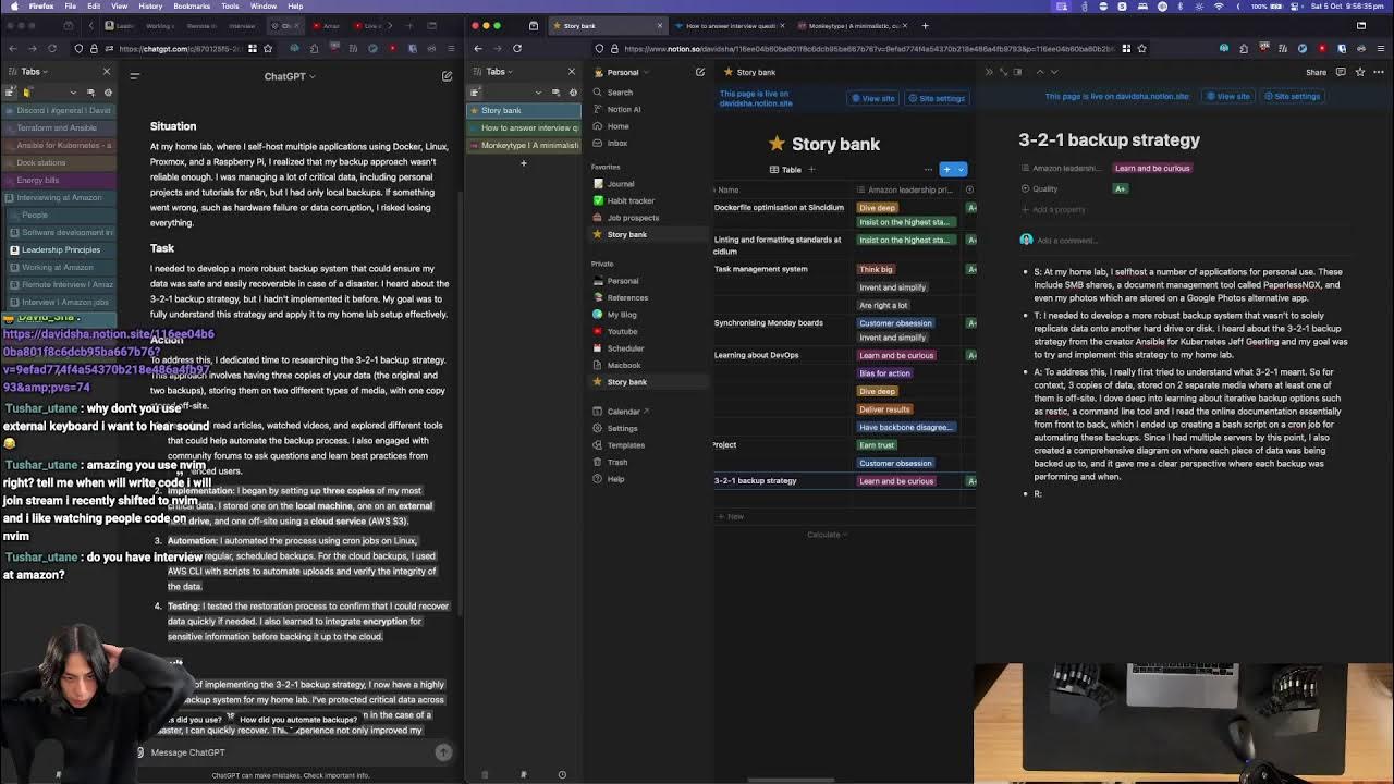 Leetcode + interview prep + study rest of day - YouTube