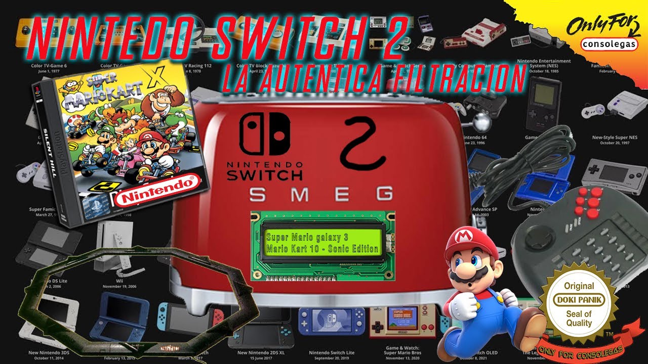 Nintendo Switch 2 - La autentica filtración, pero la de verdad - YouTube