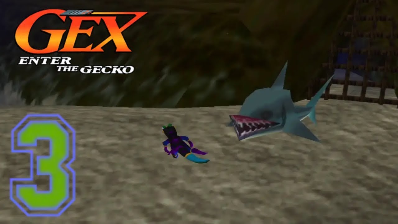 Gex: Enter the Gecko - Part 3 - Swimming Exclusive - YouTube