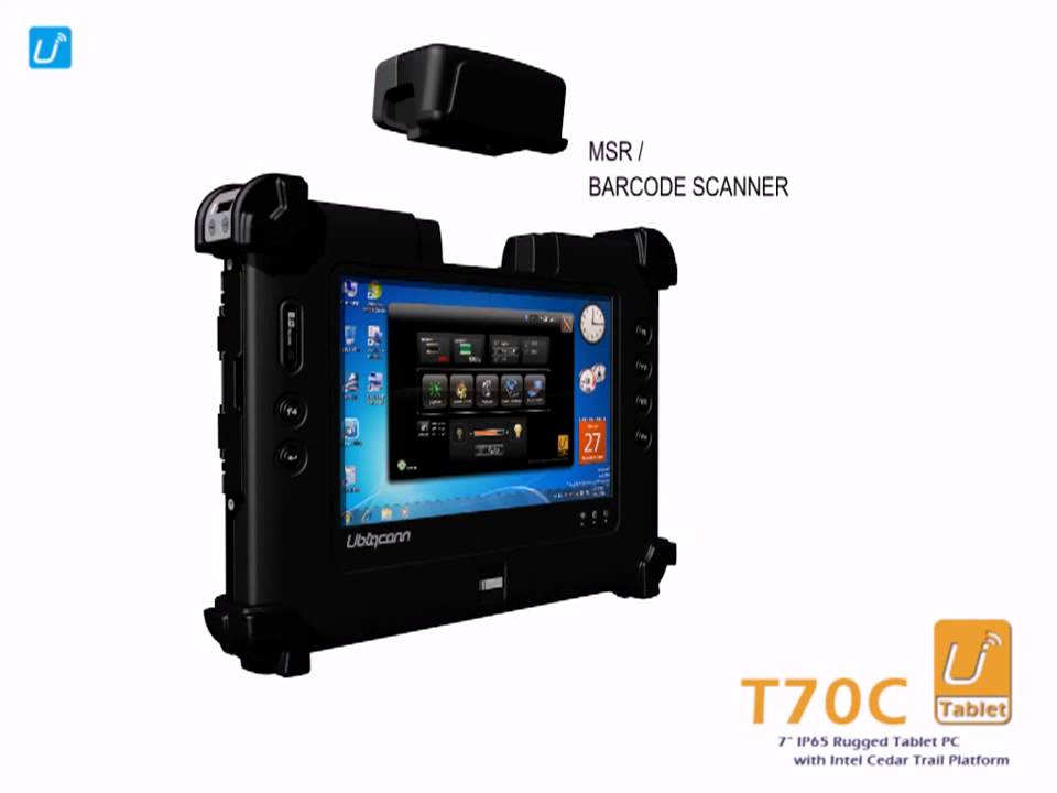 Ubiqconn uTablet T70C Endüstriyel Tablet - YouTube