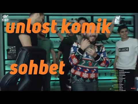 UNLOST YENİ EV GÜZEL KOMİK SOHBET ( 25.11.2017 ) YAYINDAN KESİTLER