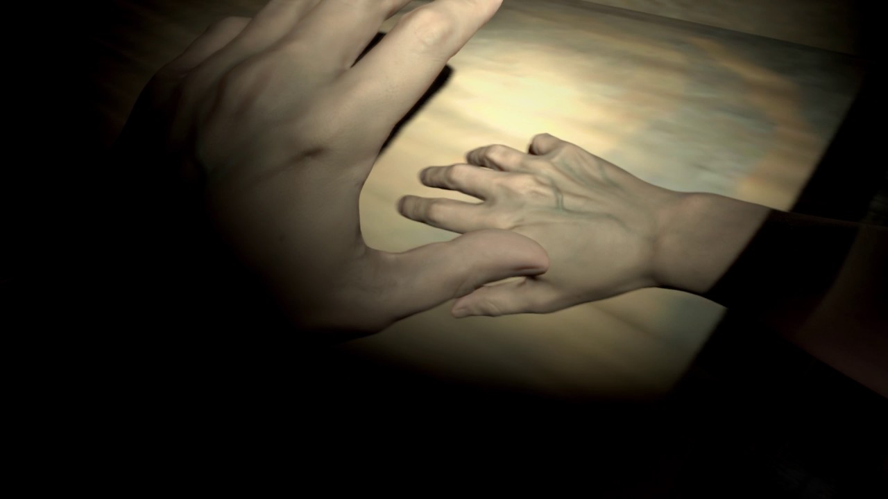 Resident Evil 7 - Hands Rendering Over Scene - YouTube