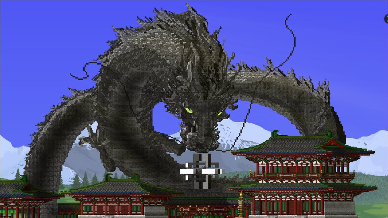 Terraria-DRAGON! - YouTube