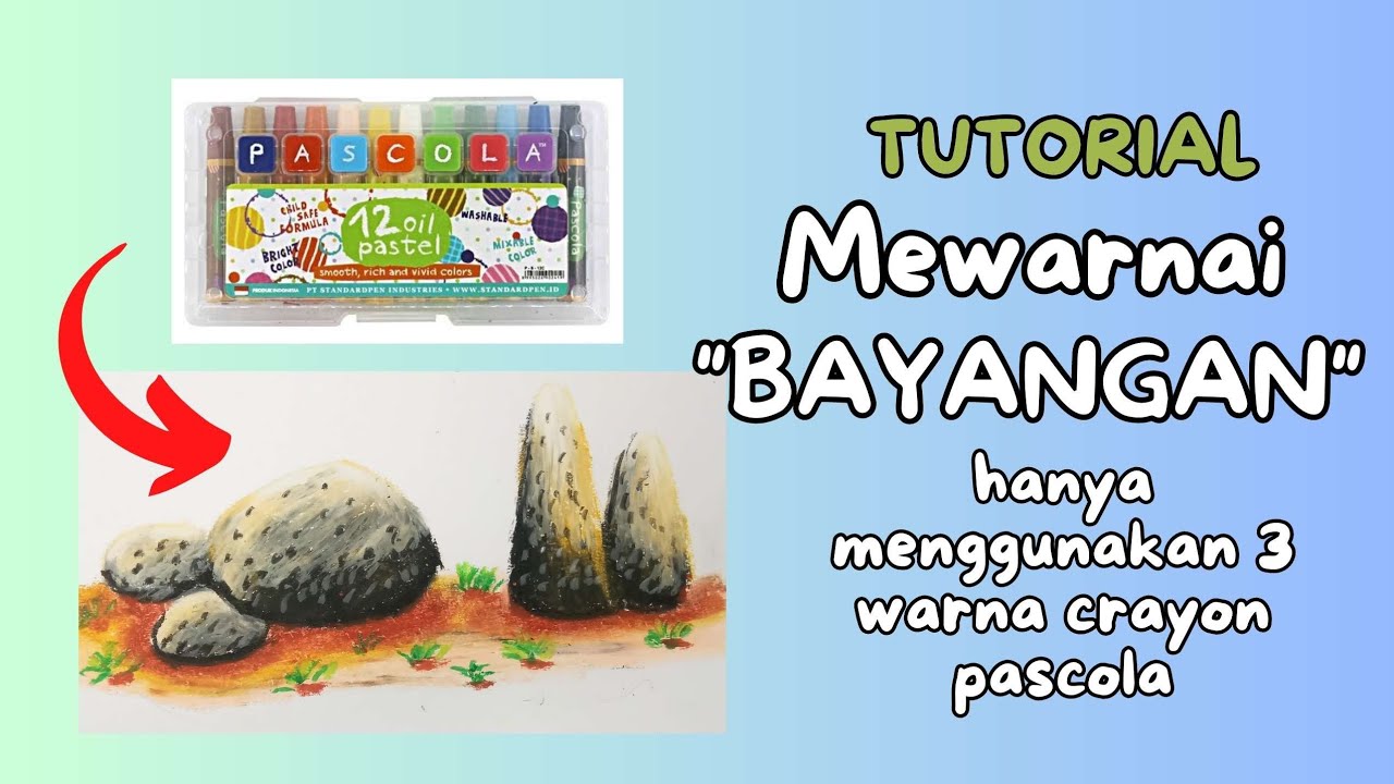BELAJAR MEWARNAI SANGAT MUDAH!!!Tutorial mewarni "bayangan batu" hanya ...