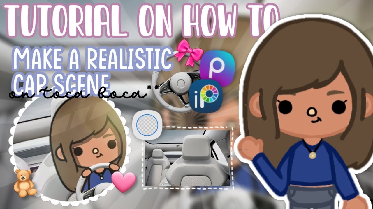 ⋆୨Tutorial୧˚ on how to make a realistic car scene in toca boca!༘ - YouTube