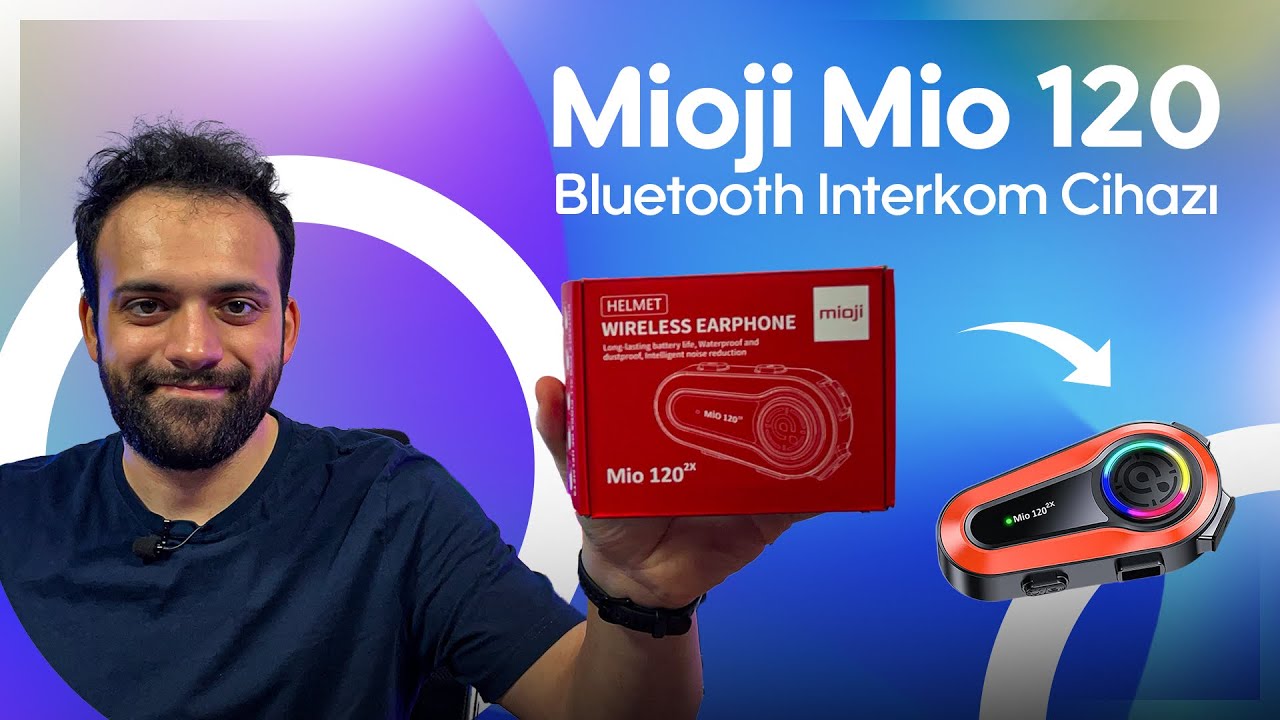 MİOJİ MİO 120 BLUETOOTH İNTERKOM CİHAZI İNCELEMESİ - YouTube