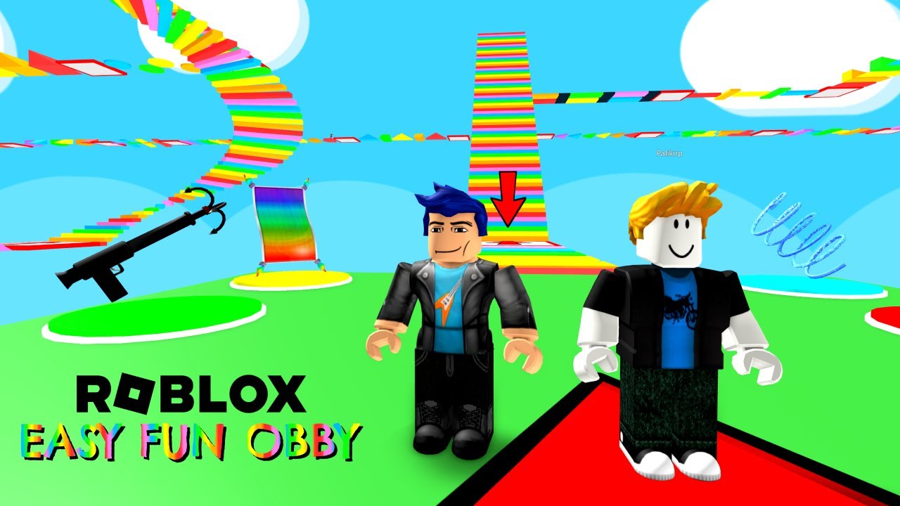 QUER JOGAR UM PARKOUR FÁCIL? BORA JOGA EASY FUN OBBY - Roblox - YouTube