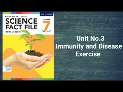 Grade 7| Unit 3| Immunity and disease| Exercise| Science - YouTube