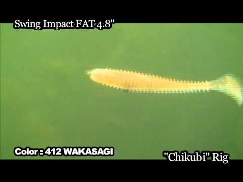 Keitech - Swing Impact FAT 4,8" / Chikubi Rig - YouTube