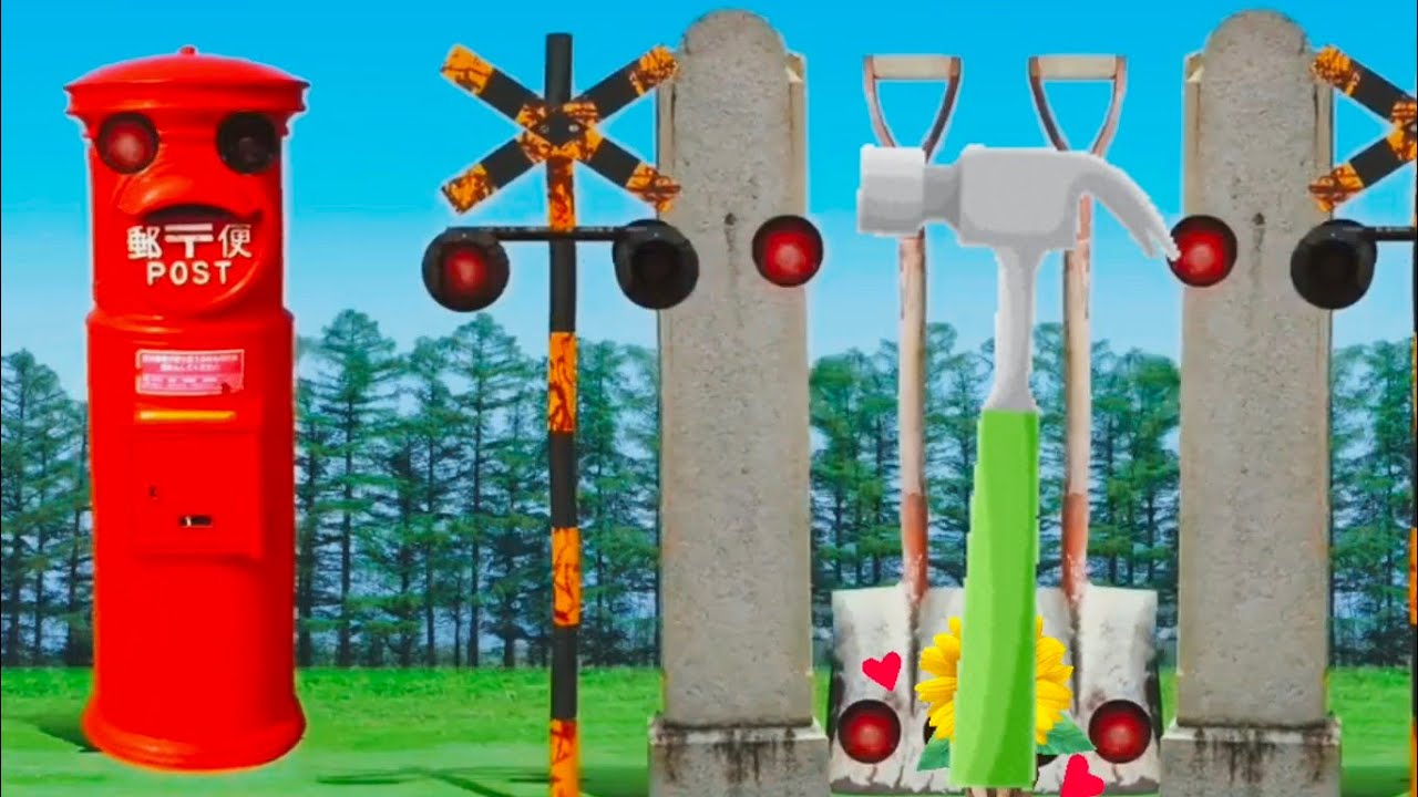 Railroadcrossing Railway line signal crossing game #railroad #踏切 #games ...