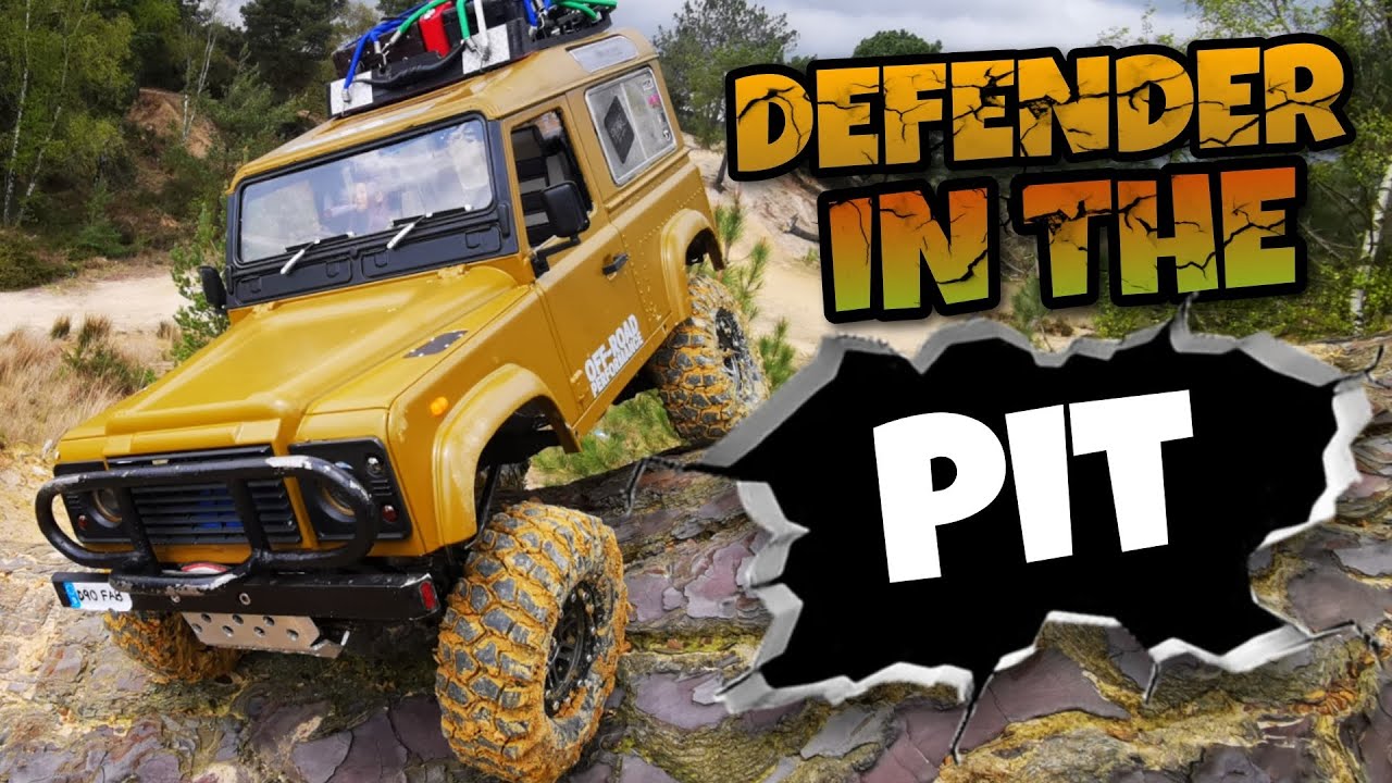 RC Shack // (1/10) RC 4WD D90 Land Rover - Defender In The Pit! - YouTube
