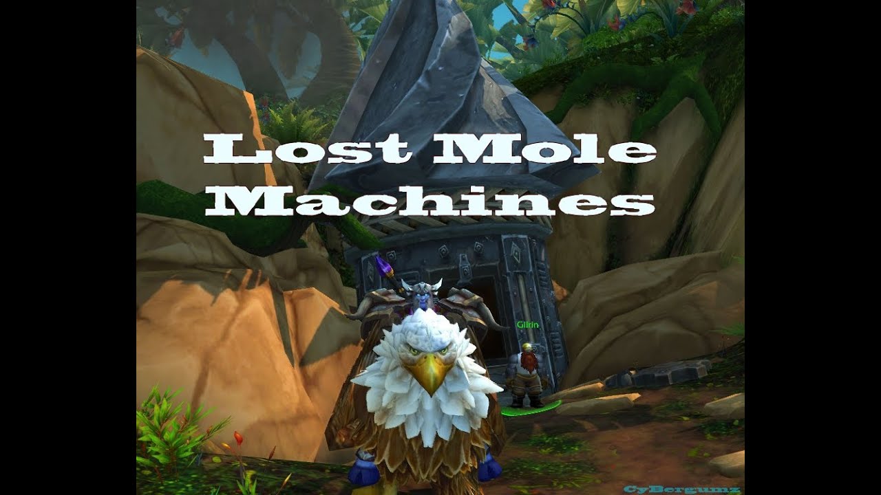 World of Warcraft - Gorgrond, Lost Mole Machine - YouTube