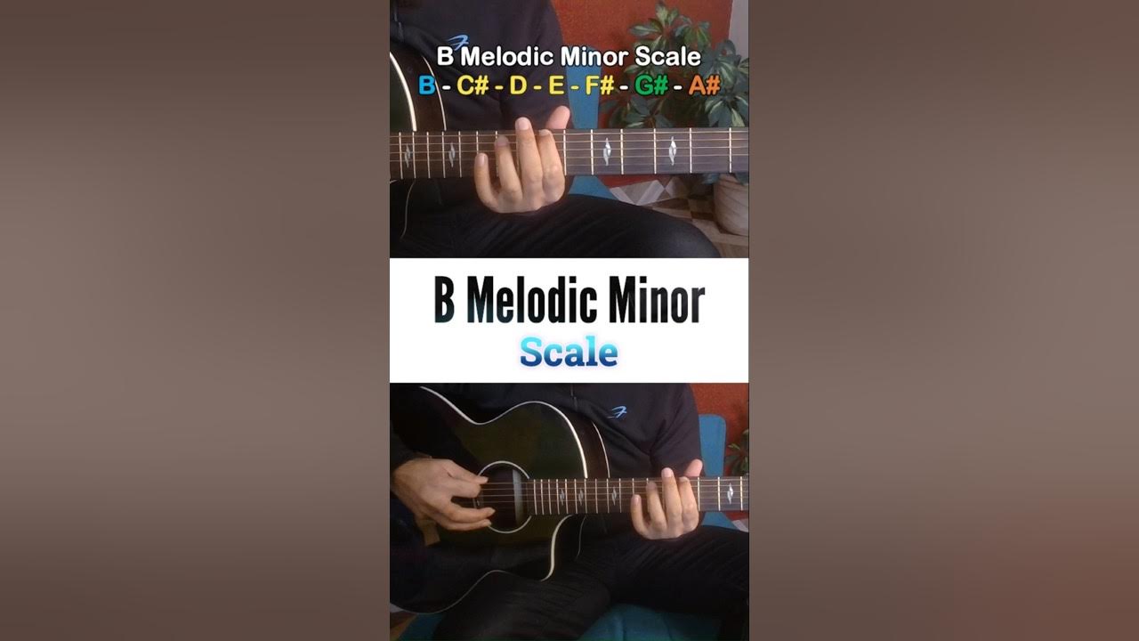 B Melodic Minor Scale | Guitar Scales for Beginners | Guitar Theory ...