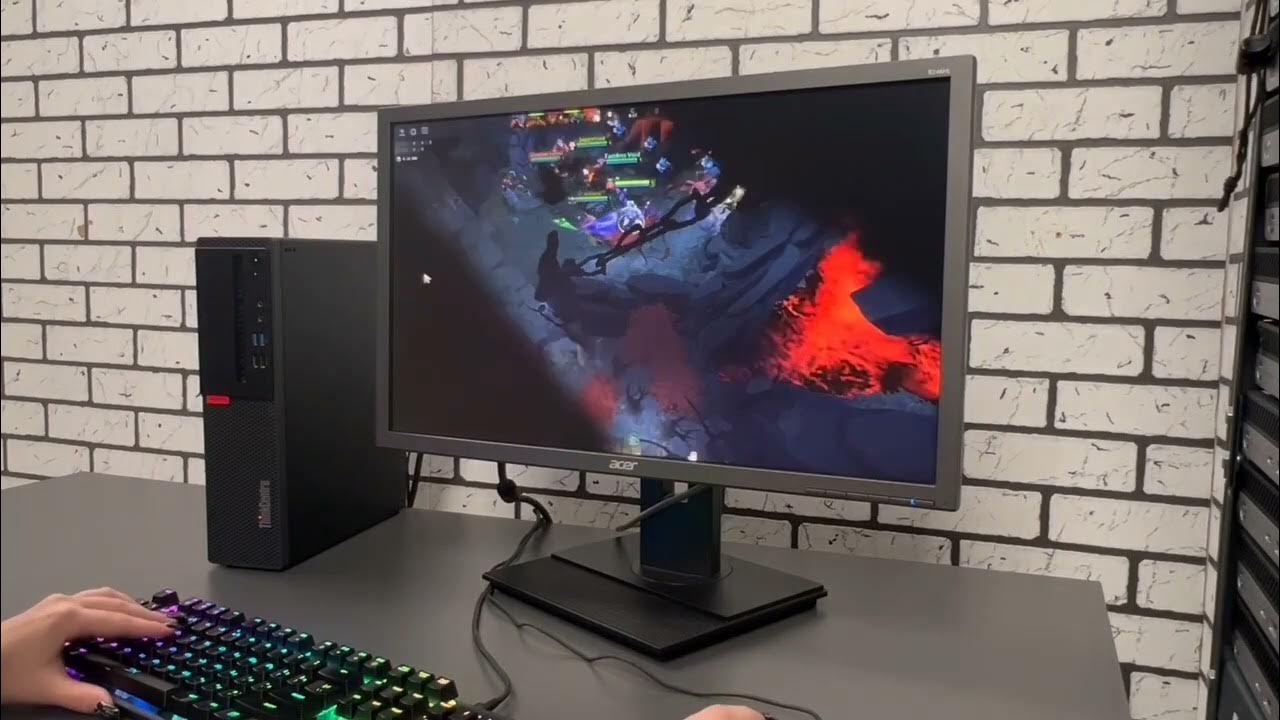 Lenovo ThinkCentre M715s AMD A8 8670e - YouTube