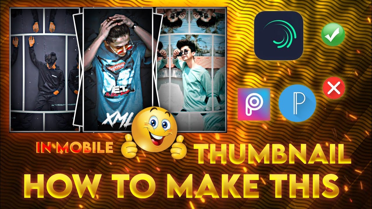 How make this type of thumbnail ️💞 In Alight motion 👍 tutorial video 💕 ...