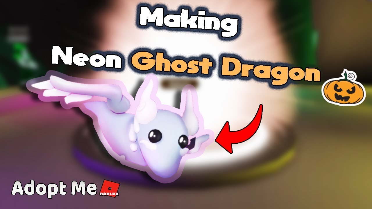 Making A Neon Ghost Dragon in Adopt Me | Halloween Update - YouTube