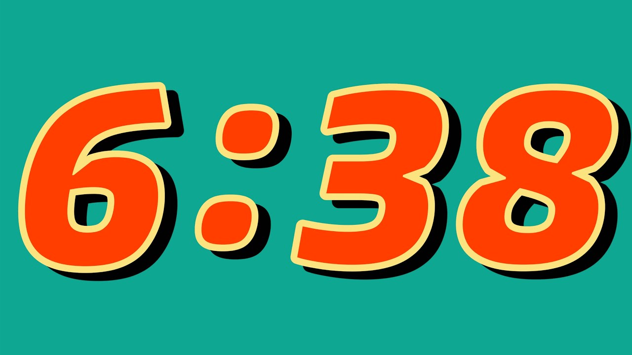 6 Minute and 38 Second Timer - YouTube