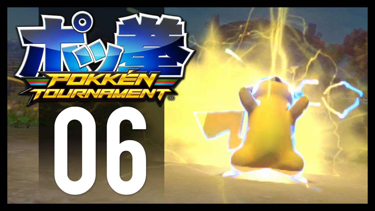 Pokken Tournament Gameplay - Part 6 - Pikachu (Let's Play) - YouTube