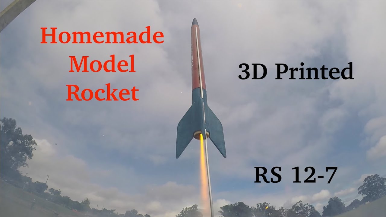 Homemade Model Rocket! - YouTube