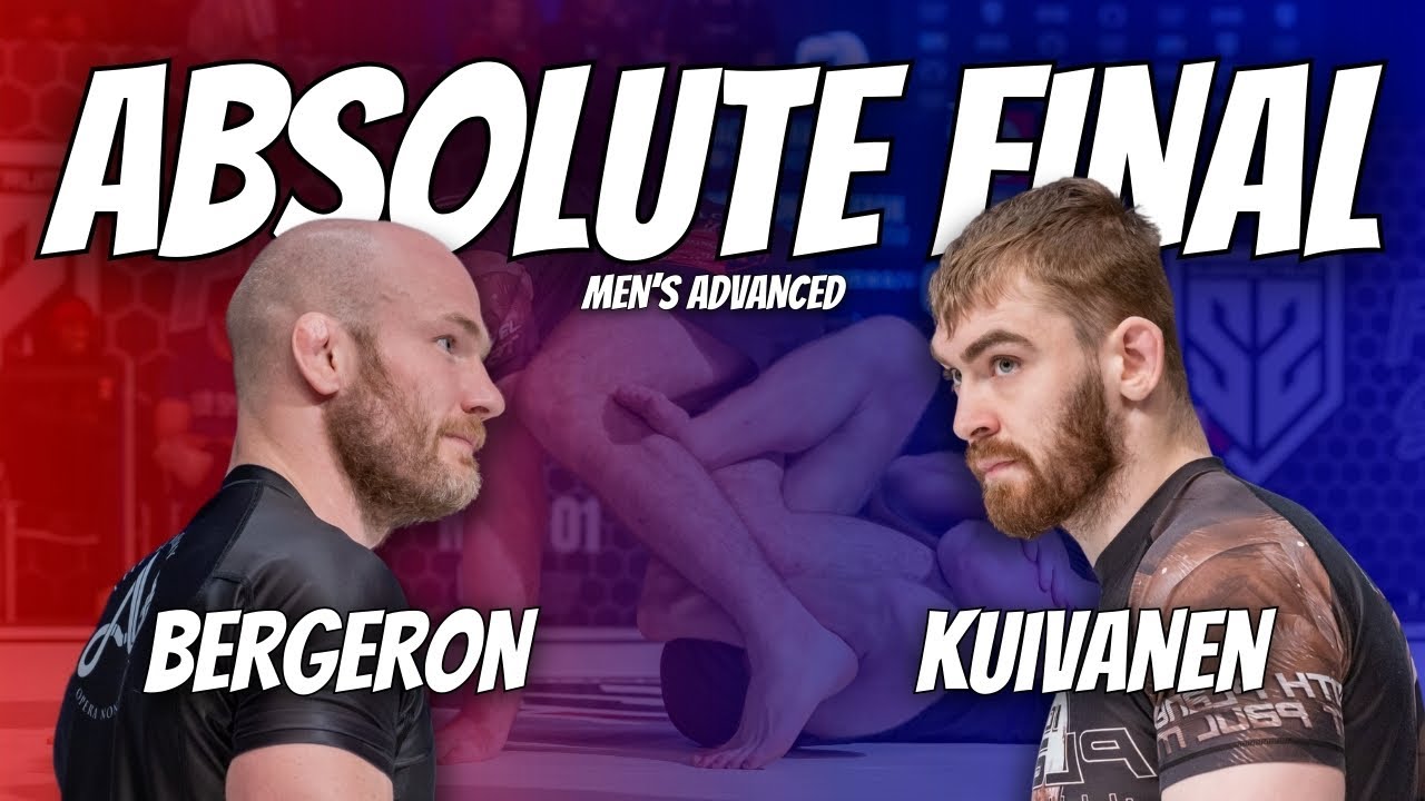 Men's Advanced No-Gi Absolute Final | Brandon Bergeron vs Jack Kuivanen ...