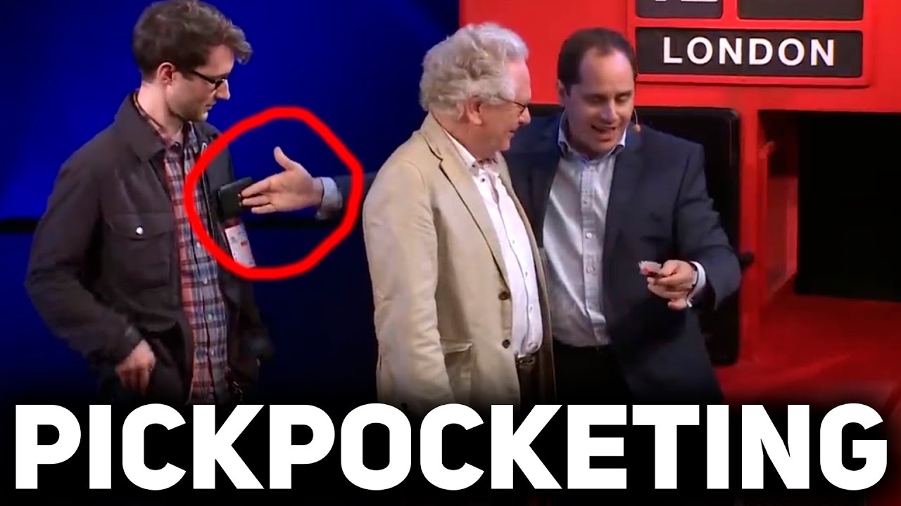 AMAZING PICKPOCKETING TRICKS / Professional James Freedman Teaches ...