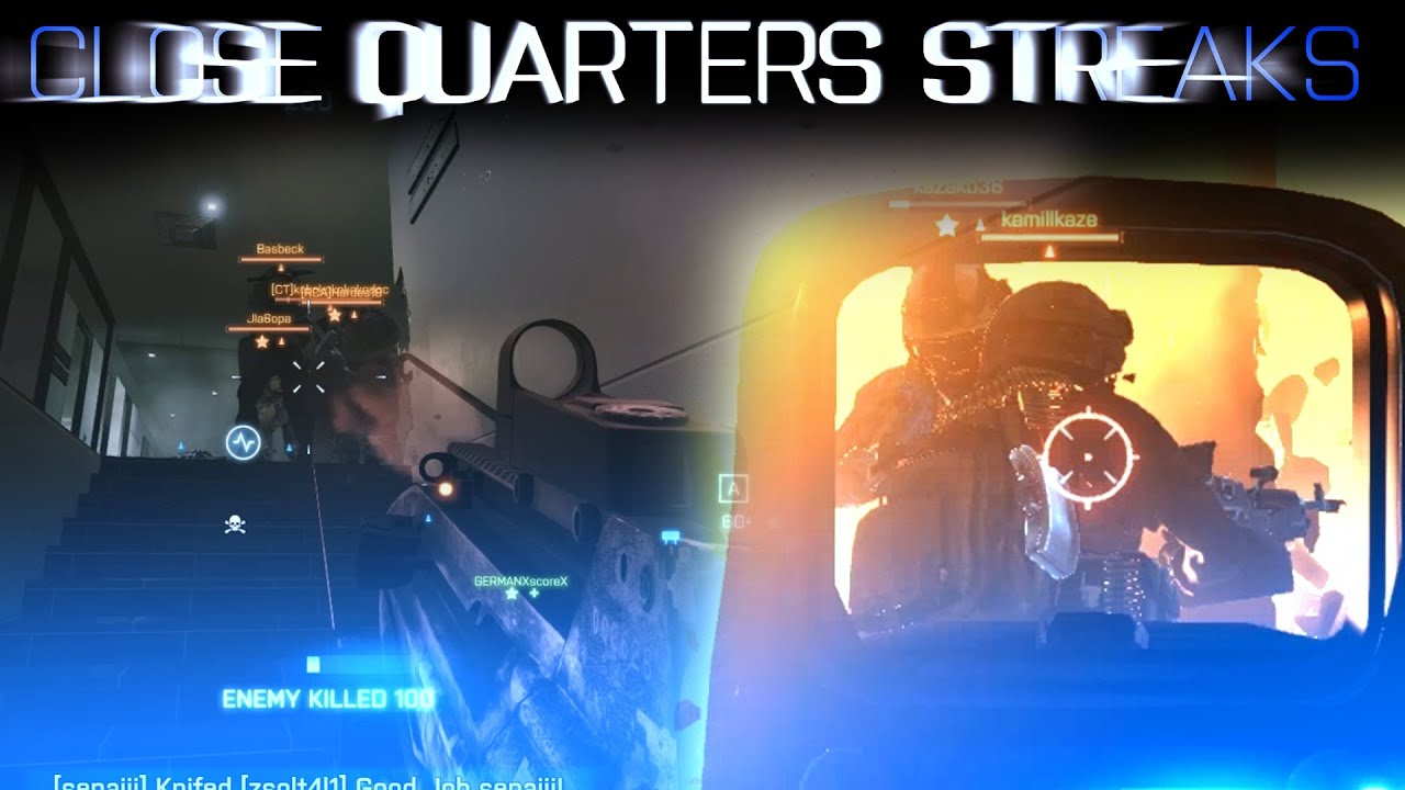 Battlefield 3- Close Quarters Streaks V.2 - YouTube