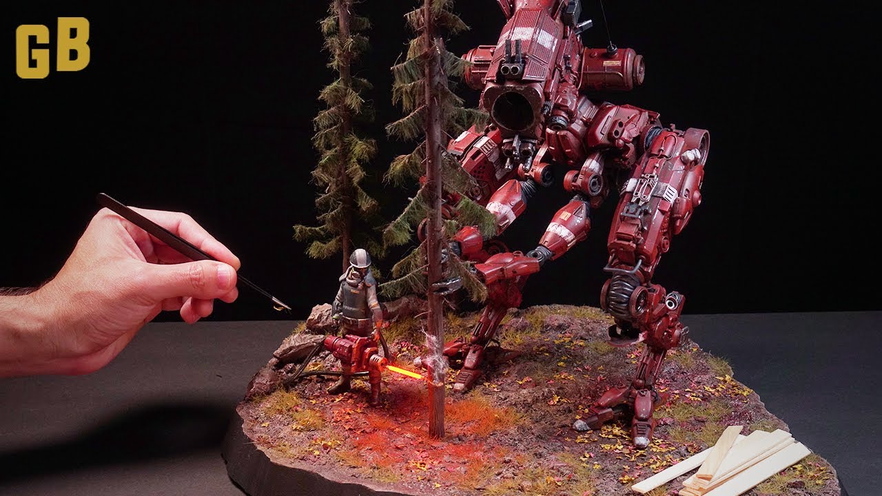 World Building with Boylei Hobby Time | Beyond the Blight mech kit bash ...