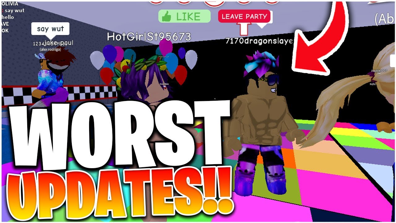 The WORST Updates on Roblox that completely ruined it 2021! (RANKED ...