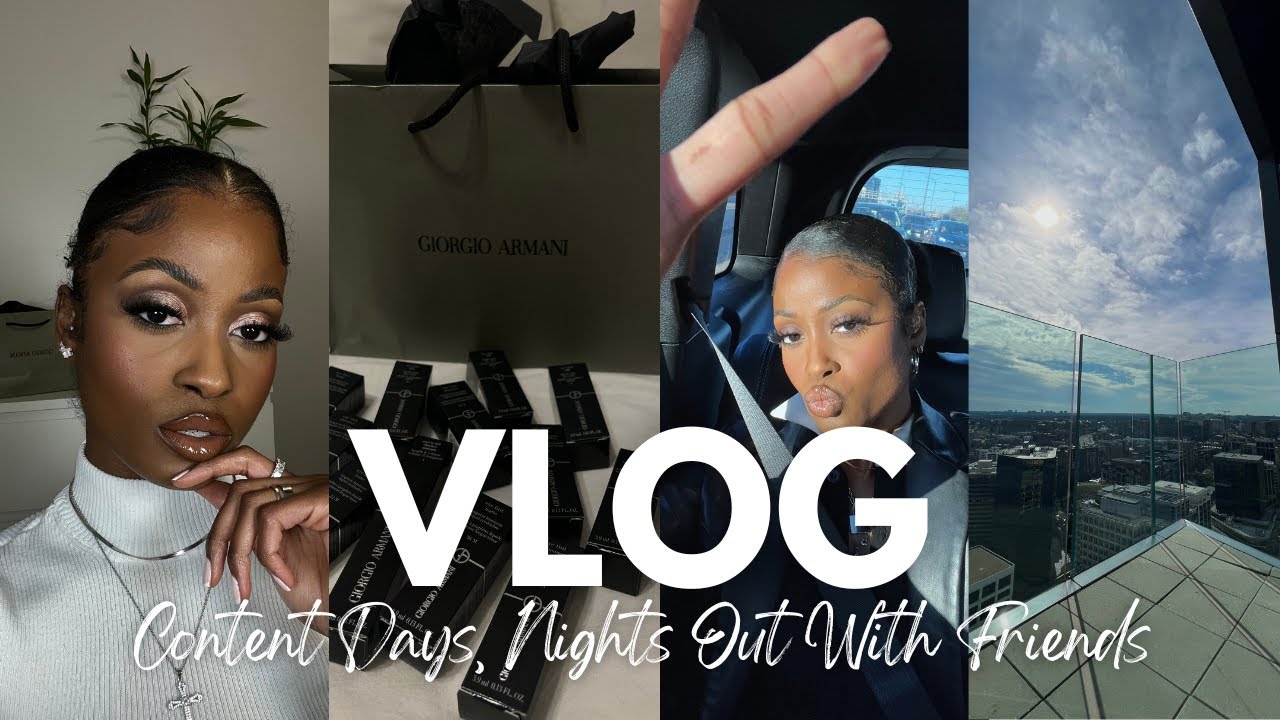 VLOG: A FEW DAYS IN MY LIFE| INFLUENCER VLOG| CONTENT DAYS, NIGHTS OUT ...
