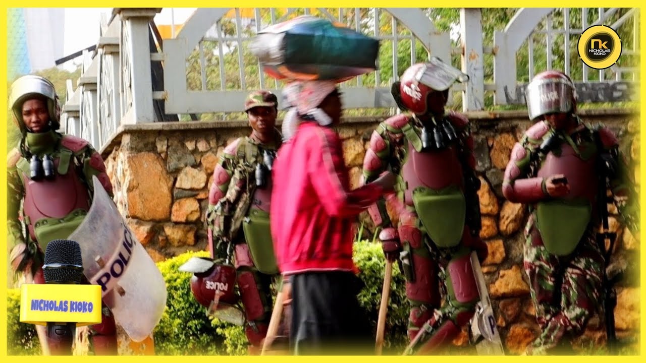 MAANDAMANO - POLICE IN ALL STREETS AMID RAILA'S PROTEST, SITUATION IN ...