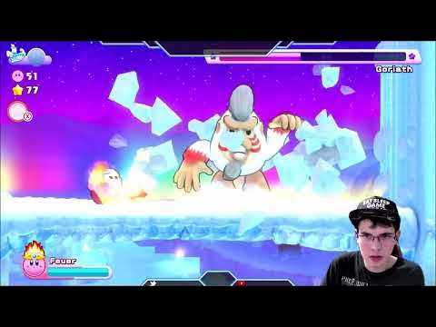 Let's Play Kirby's Return to Dream Land Deluxe #11: Welt 4-BOSS Goriath ...