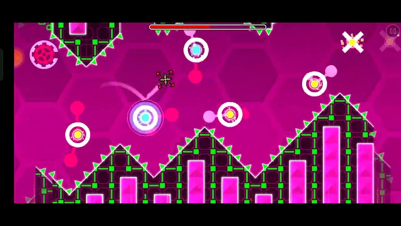 Geometry Dash Level 16 game play_indonesia - YouTube