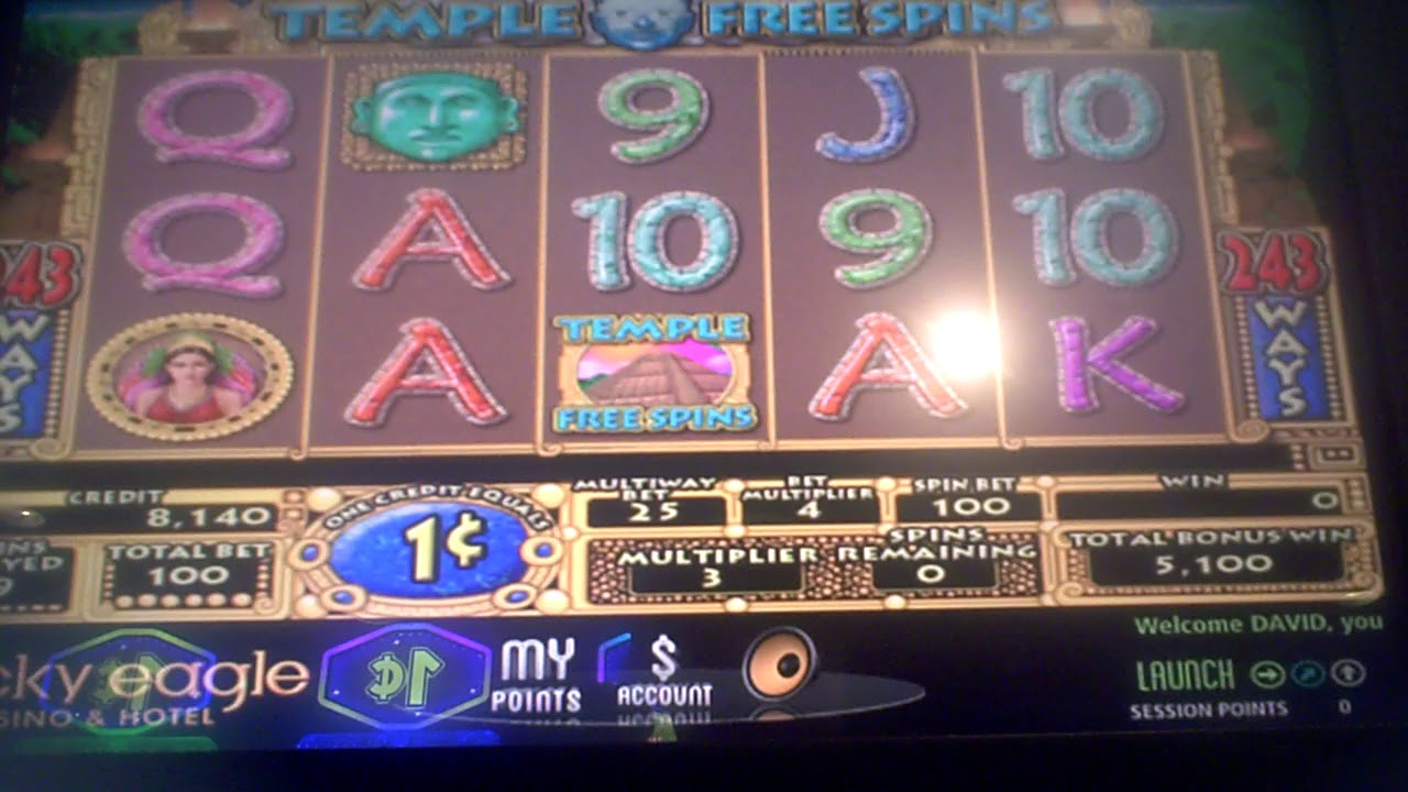 Aztec Temple Slot Machine Bonus - YouTube