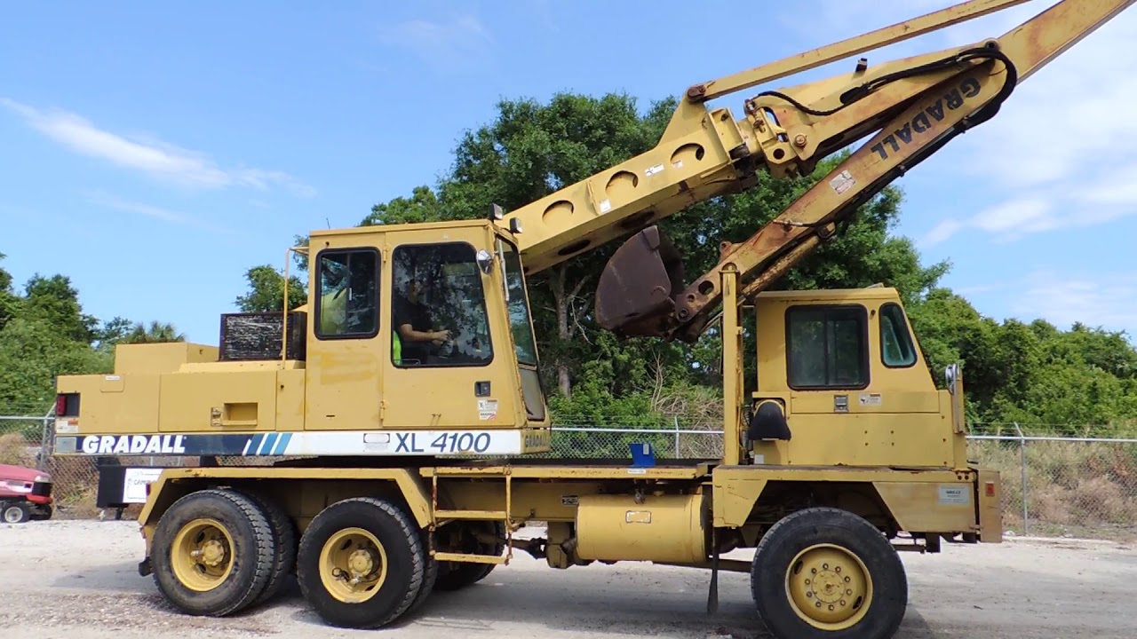Item 311 Video 2 of 2 "Model XL 4100 Gradall" - YouTube