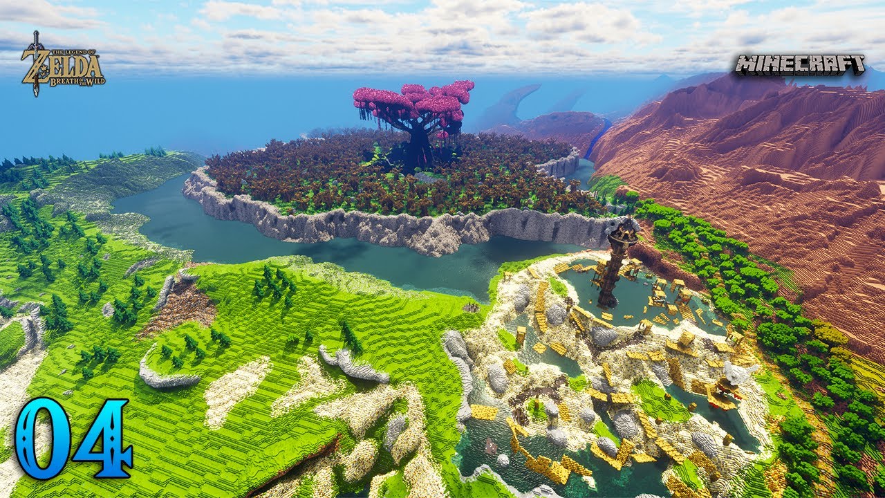 Building Breath of the Wild in Minecraft - Part 4: Korok Forest - YouTube