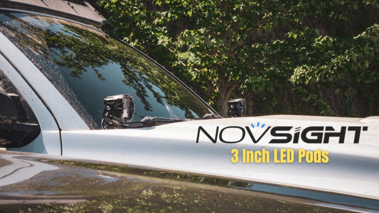 Novsight Cyber1 3" Led Pods | Review and install rundown! - YouTube