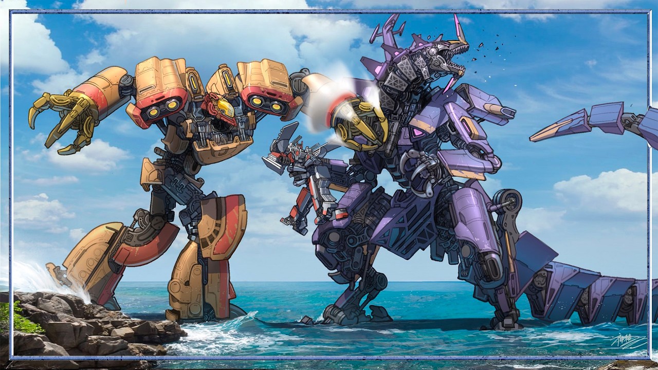 Así es el Crossover de Godzilla x Transformers - YouTube