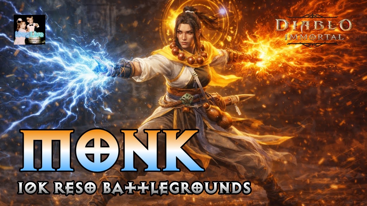 10K Monk Meta Battlegrounds | Diablo Immortal - YouTube
