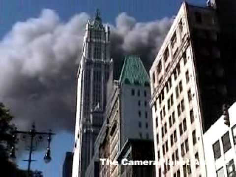 shot of towers on fire - new - YouTube