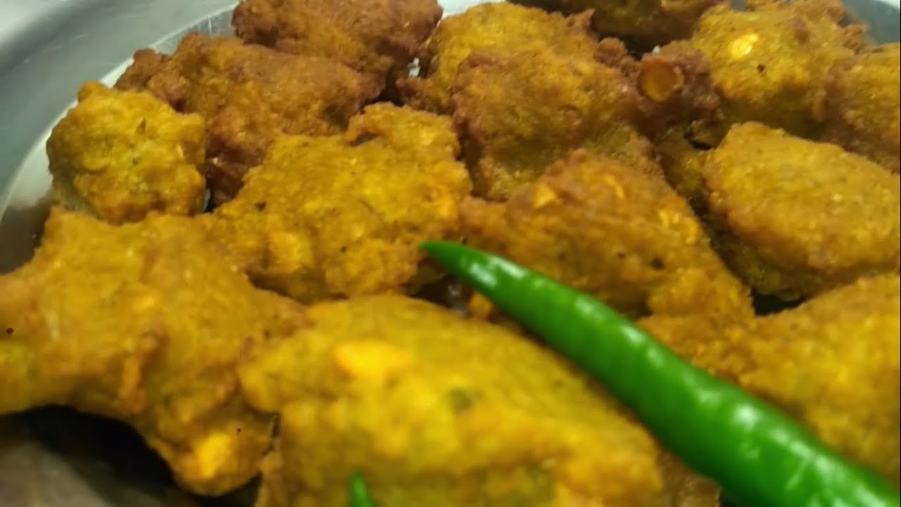 Chana Dal Bhajiya | Chana Dalwada Recipe smiley food | - YouTube